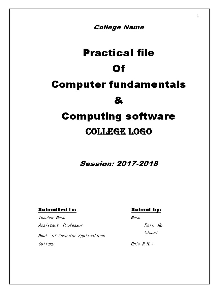 Computer Fundamentals & Computing Software | PDF