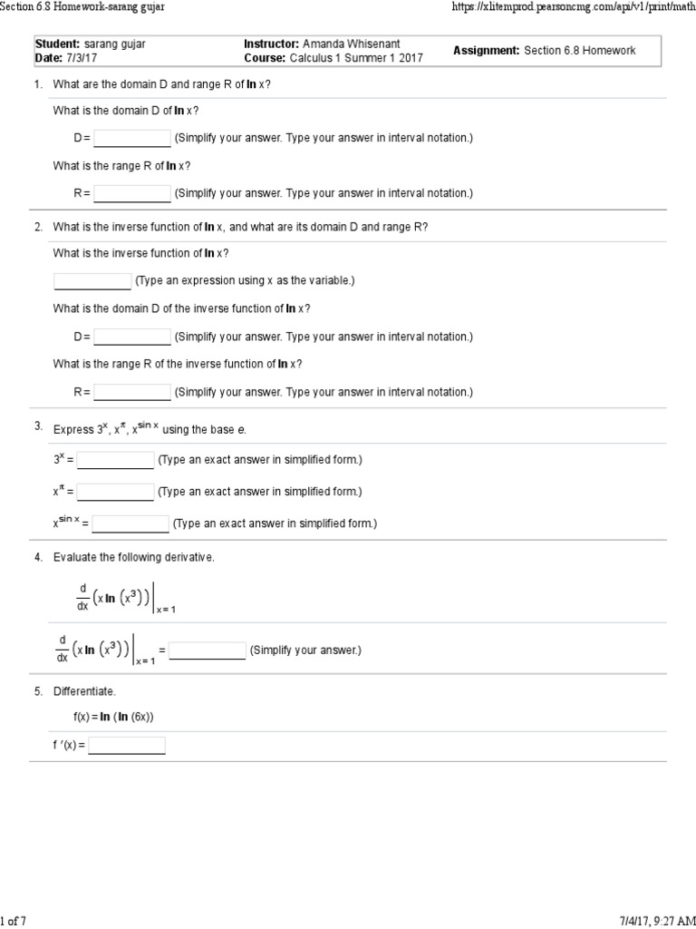 6 8 | PDF | Integral | Functions And Mappings