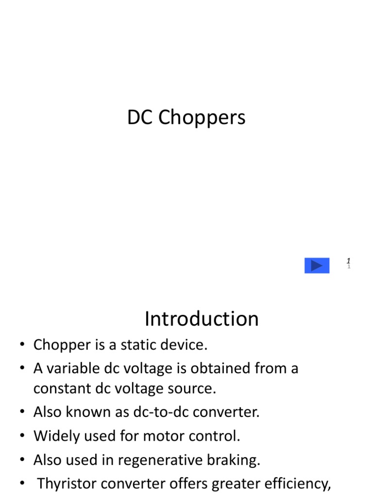 DC Choppers | Download Free PDF | Power (Physics) | Force