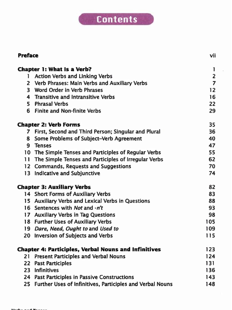 Verbs and Tenses | PDF