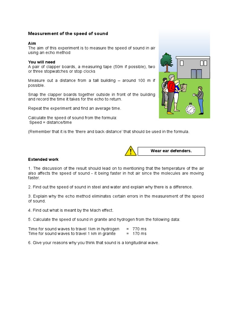 Speed of Sound | PDF