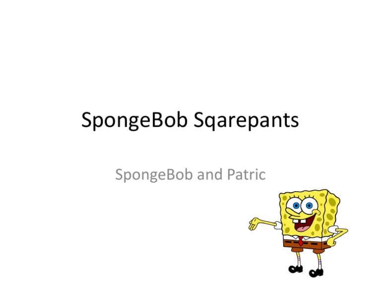Spongebob | PDF