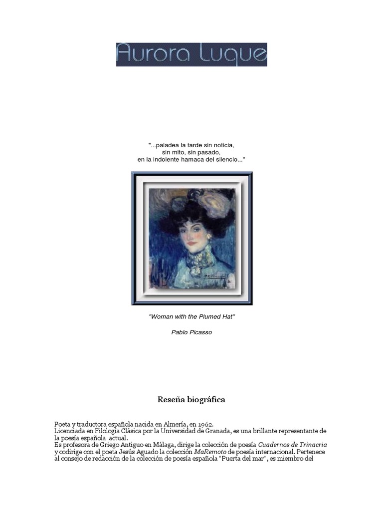 Aurora Luque | PDF