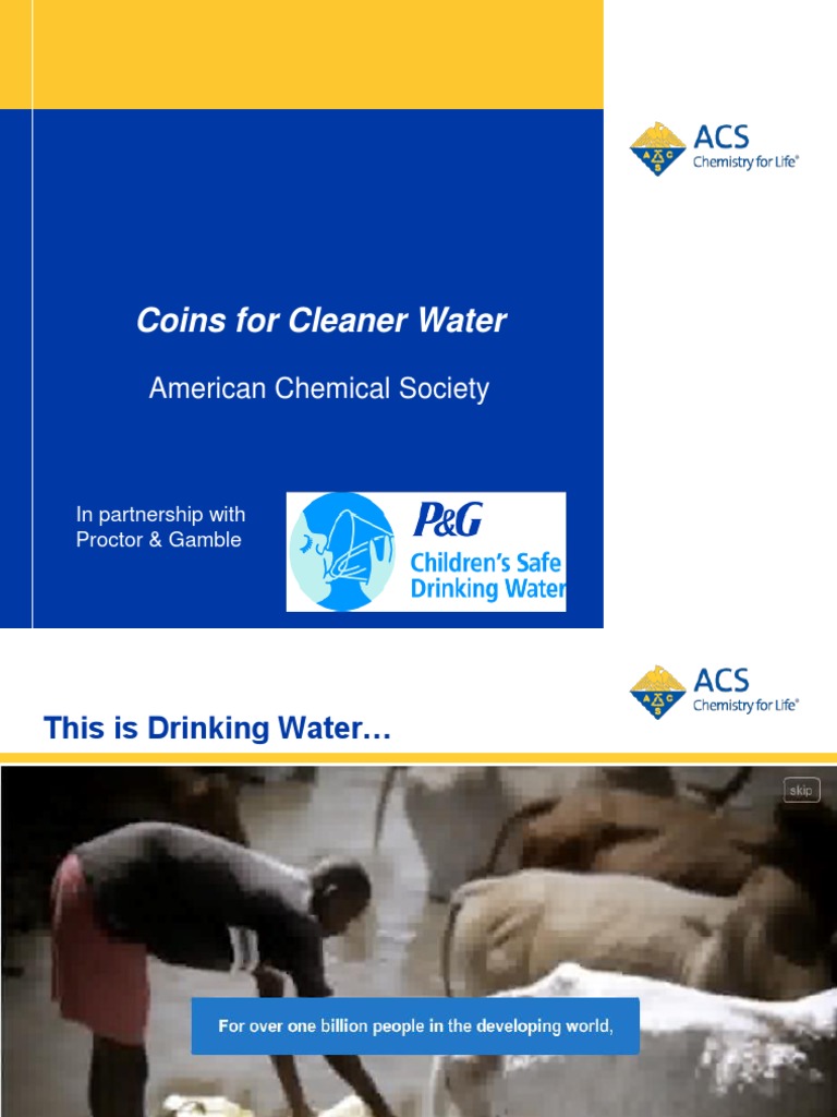 Clean Water Powerpoint | PDF | Drinking Water | Water Purification