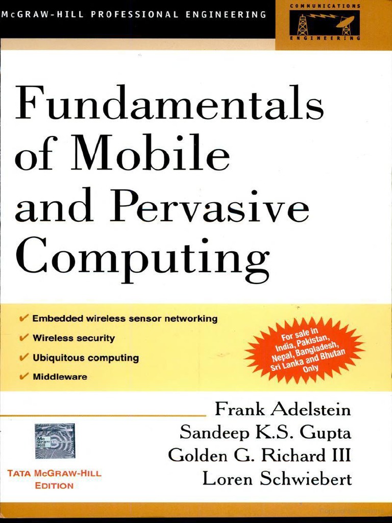 Mobile Computing Book PDF | PDF