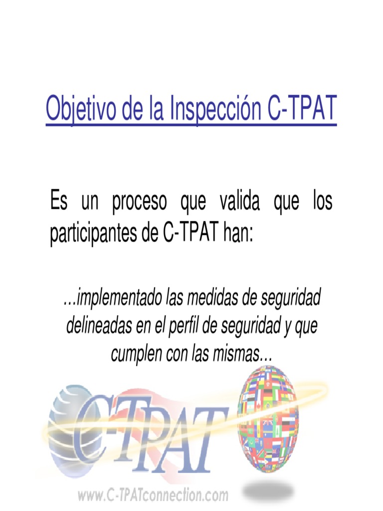 C-TPAT Validation | PDF | La seguridad | Science