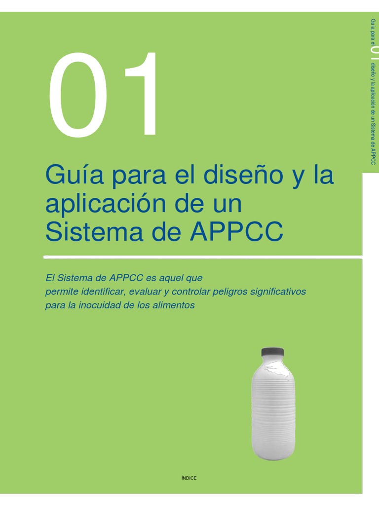 Guia para El Diseno APPCC | PDF | Análisis de Riesgo y Puntos Críticos de Control | Bienestar