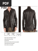 Tabel Ukuran Jaket Lengkap | PDF