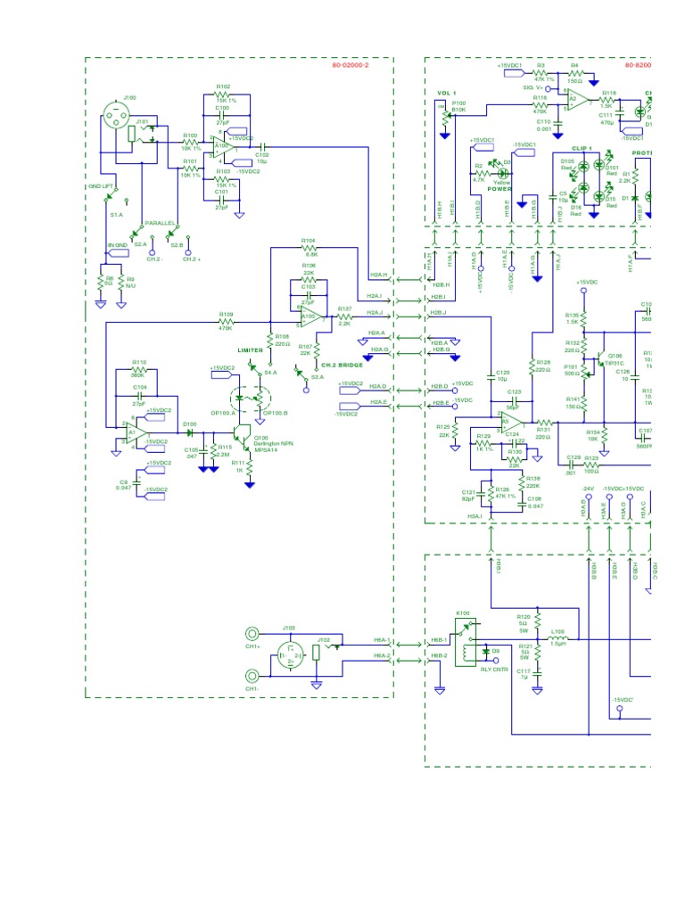 Carvin Schematic - DCM2000 REV. J | PDF