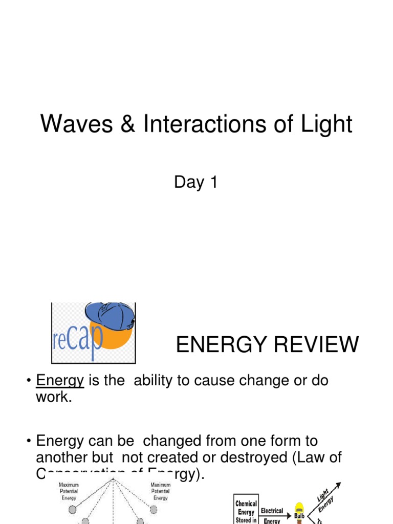 Master PPT For Light and Waves | PDF | Waves | Light