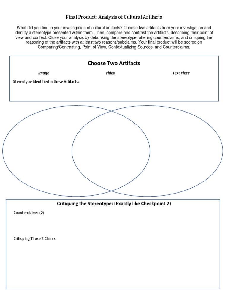 Final Product Organizer Critical Lenses | PDF