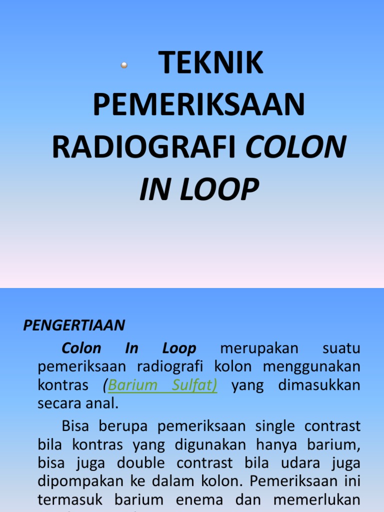 Colon in Loop | PDF
