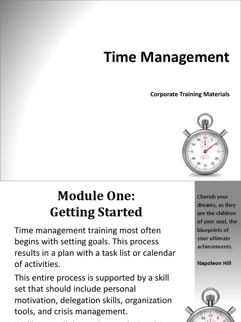 Workplace Productivity PowerPoint Slides | PDF | Time Management ...