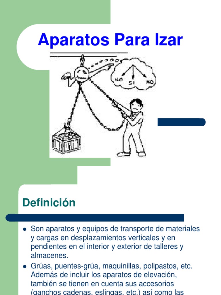 Aparatos para Izar | PDF | Grúa (máquina) | Ascensor