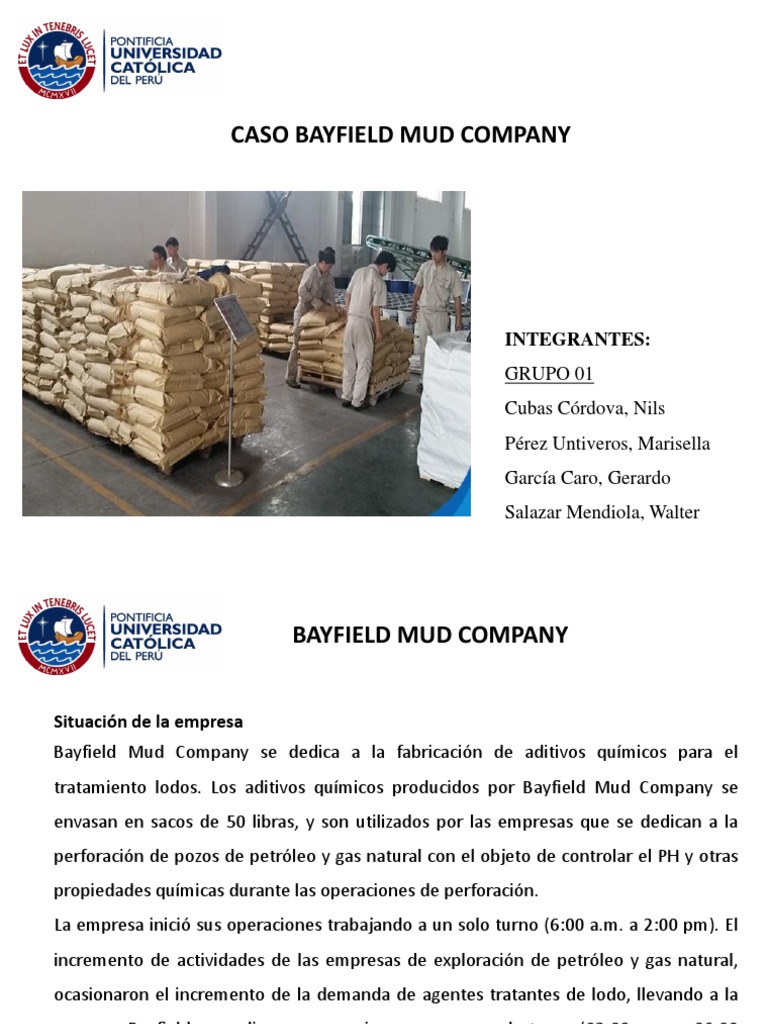 Caso Bayfield Mud Company | PDF | Calidad (comercial) | Petróleo