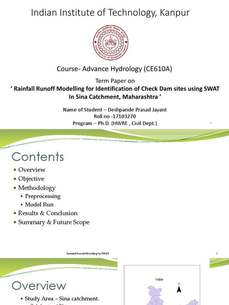 SWAT Hydrological Modelling | PDF | Drainage Basin | Surface Runoff