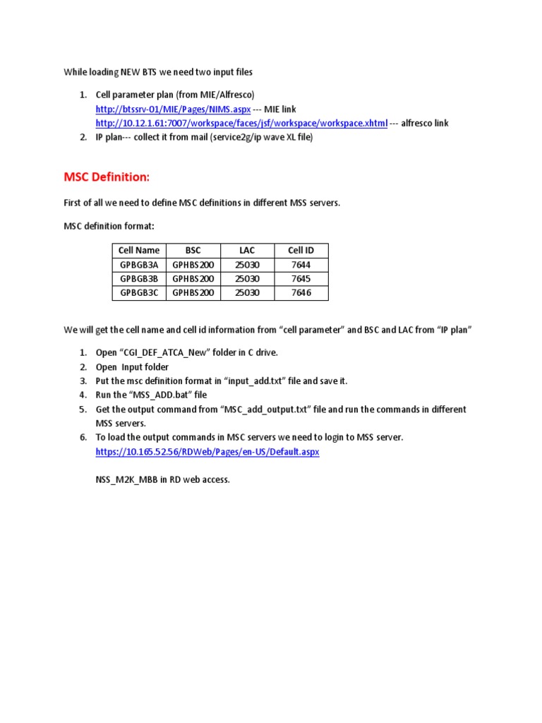 Huawei 2g Cell Load | PDF | Parameter (Computer Programming) | Computer File
