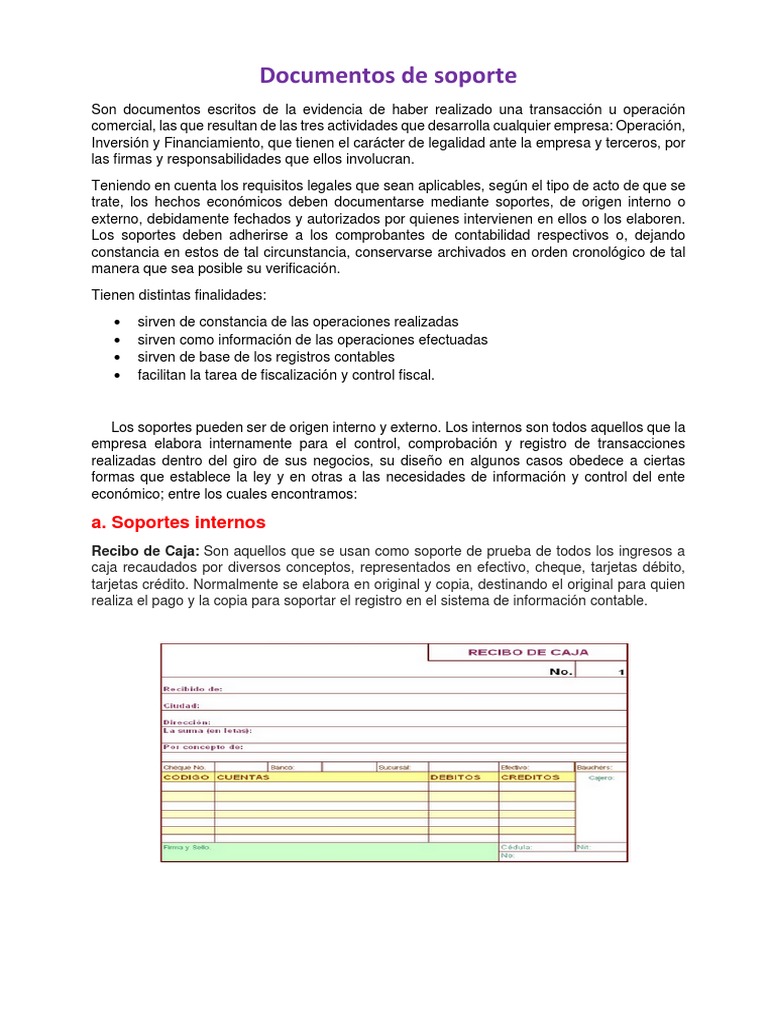 Documentos De Soporte Pdf Contabilidad Tarjeta De Débito