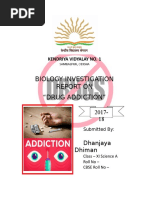 Investigatory Project On Drug Addiction Final | PDF | Substance ...