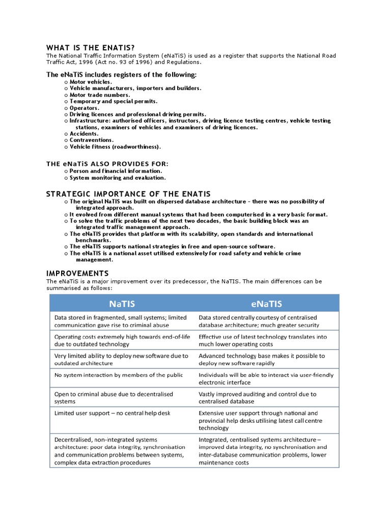 What Is The Enatis | PDF