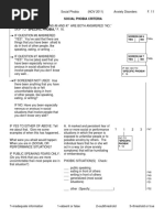 OCD Self Monitor Form | PDF | Self-Improvement