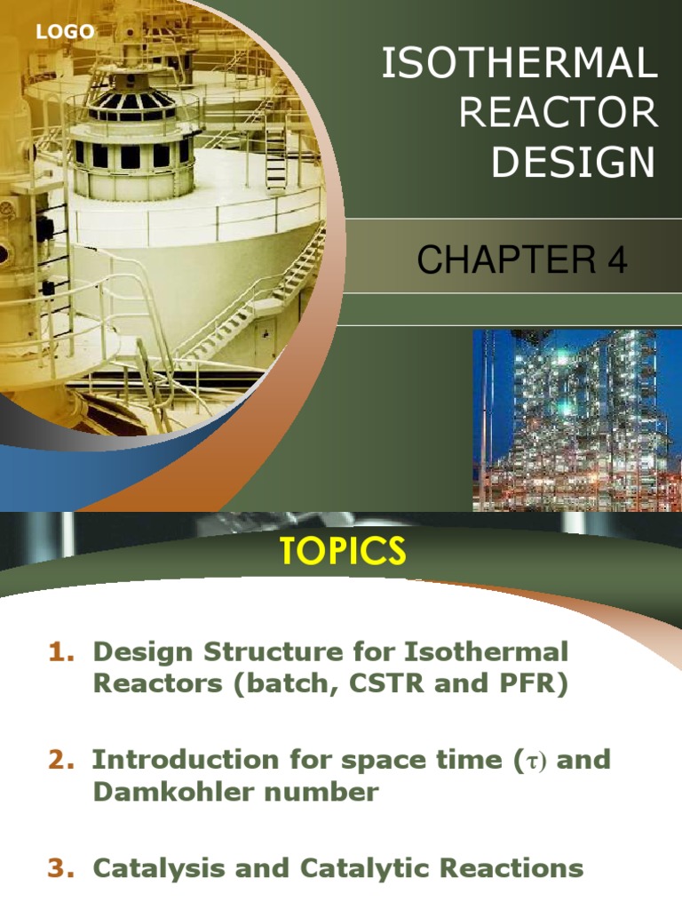 Chapter 4 - Isothermal Reactor Design (1).pdf | Catalysis | Chemical Reactor