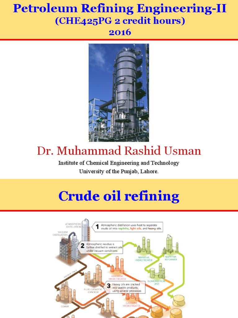 Petroleum Refining Engineering Overview | PDF | Cracking (Chemistry ...