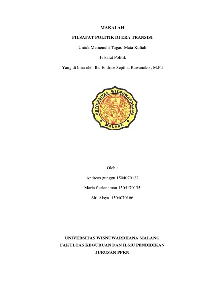 Cover Filsafat Politik | PDF | Karier & Perkembangan | Seni