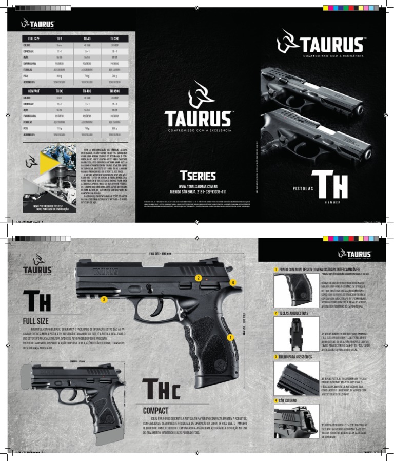 Taurus T Series - TH | PDF | Revólver | Arma