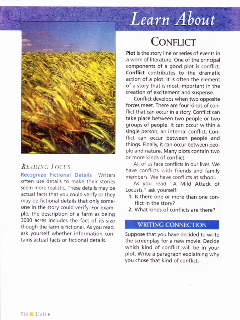 A Mild Attack of Locusts by Doris Lessing, Reading Comprehension | PDF ...