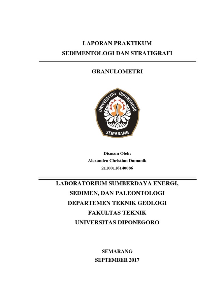 Analisis Granulometri Sungai Jabungan | PDF