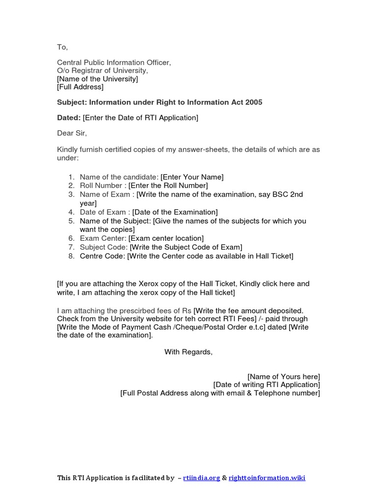 Examination Copies Format | PDF