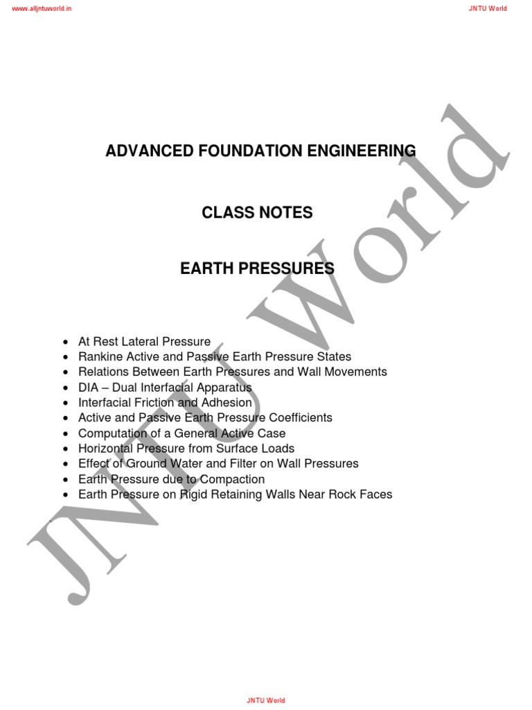 Foundation Engineering | PDF | Geotechnical Engineering | Stress ...