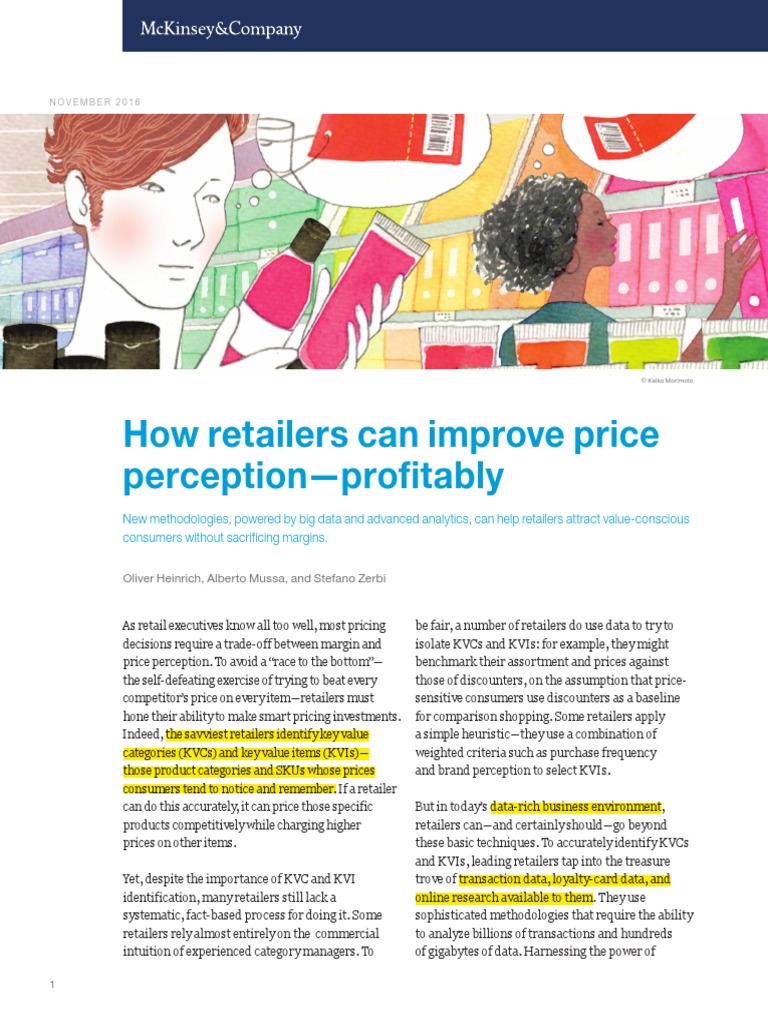 How Retailers Can Improve Price Perception Profitably | PDF | Retail ...