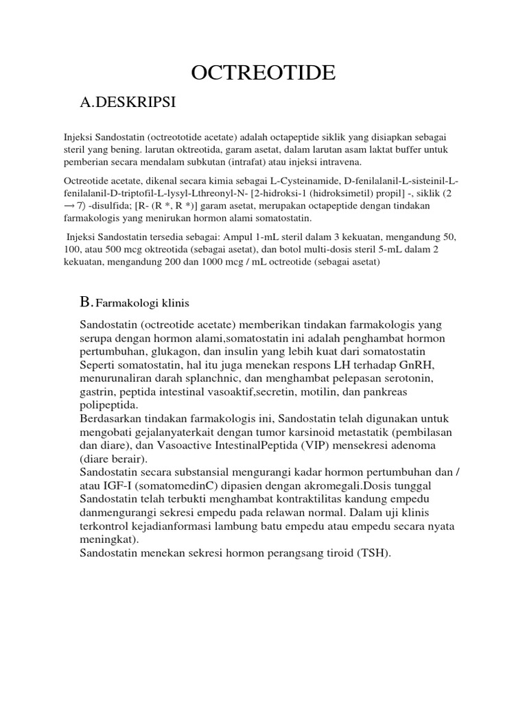Octreotide | PDF