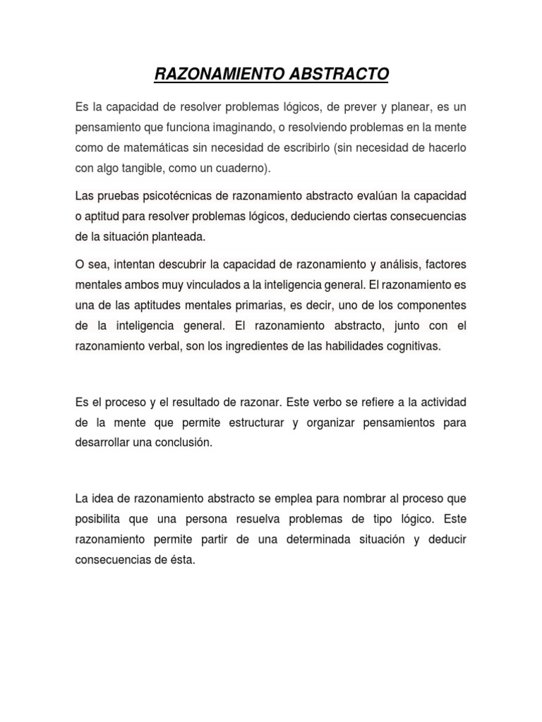Fichas de Razonamiento Abstracto 6 Santillana | PDF | Ciencia cognitiva ...