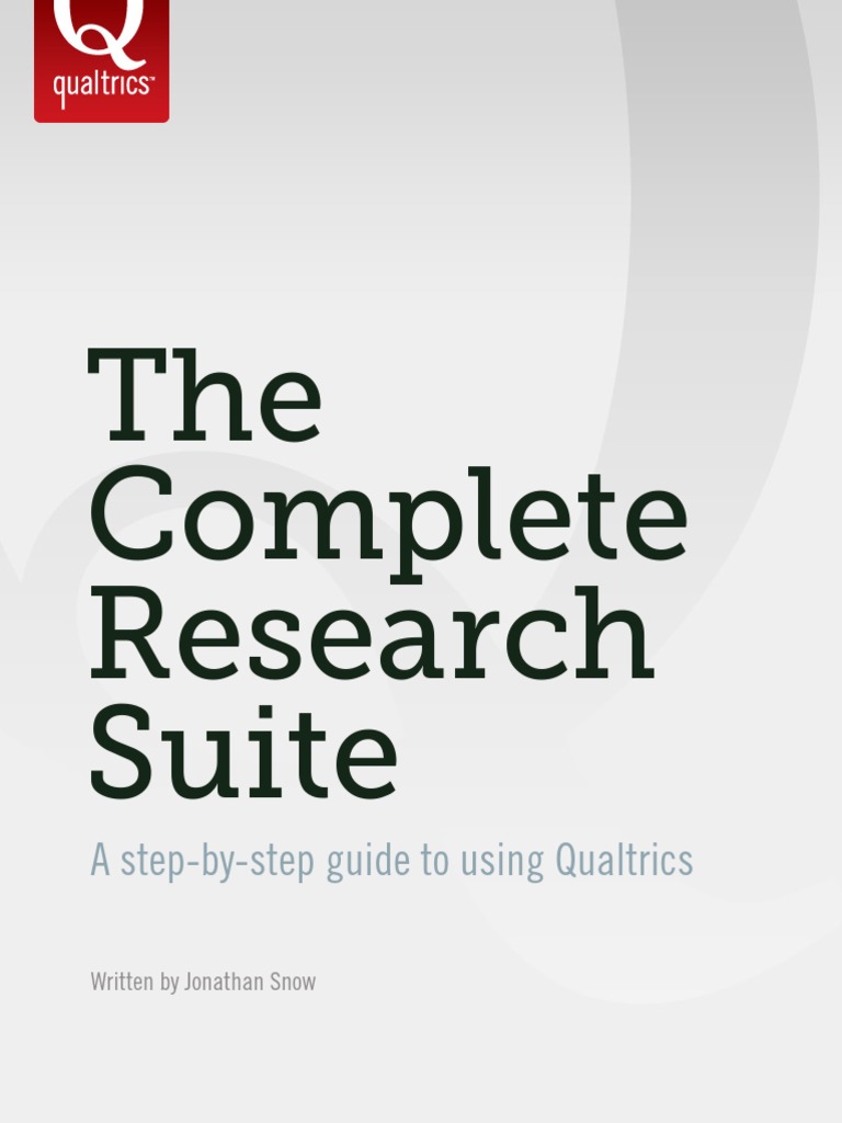 Qualtrics Step by Step Manual PDF | PDF | Icon (Computing) | Hyperlink