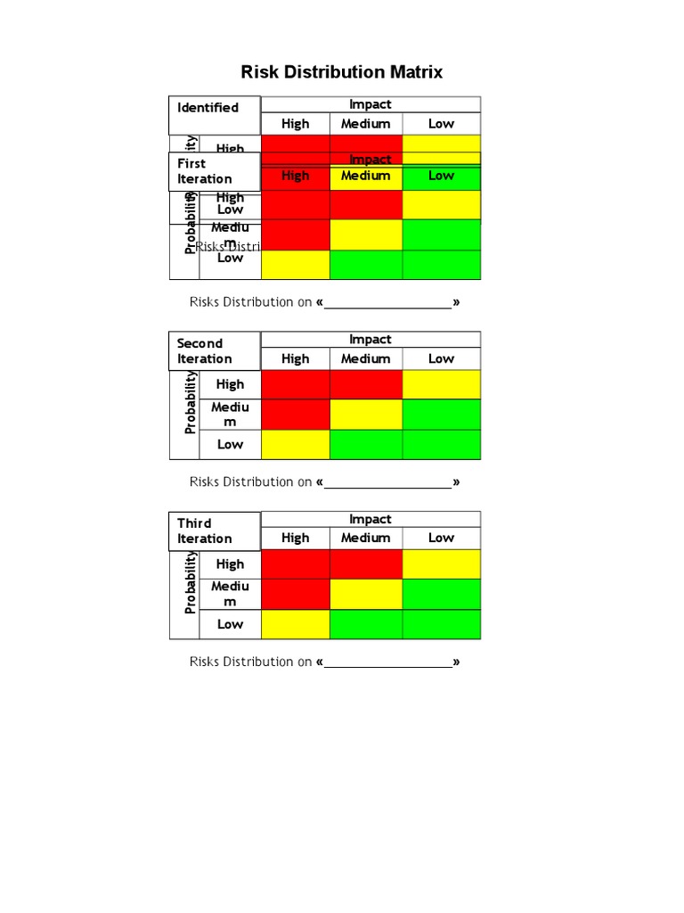 ISO 14971 Risk Distribution Matrix | PDF