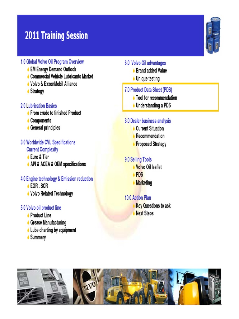 Volvo Oil Training Program Module 7 Pdf Transmission Mechanics