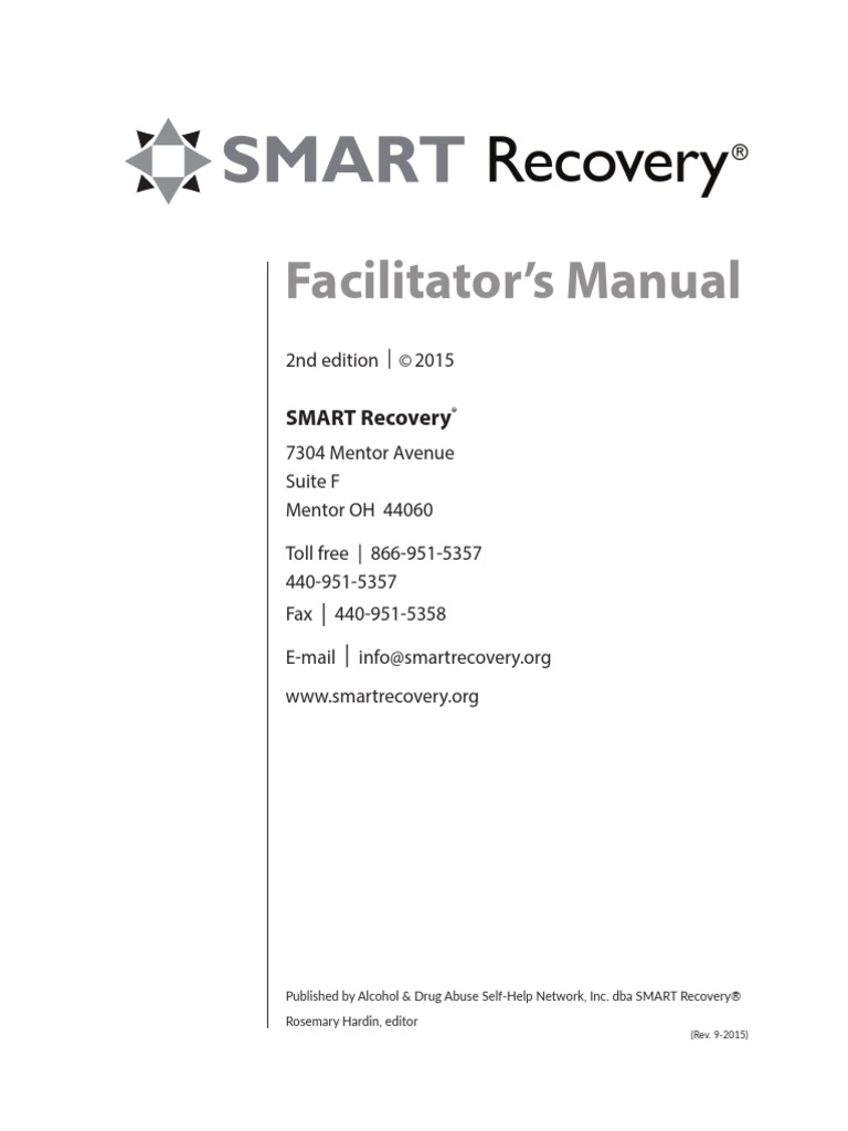 Smart: Facilitator's Manual | PDF | Mental And Behavioural Disorders | Personal Development