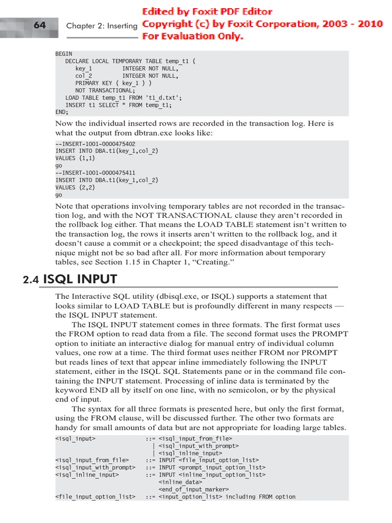 Inserting Data and Recording Transactions in SQL Server | PDF | Data Management Software ...