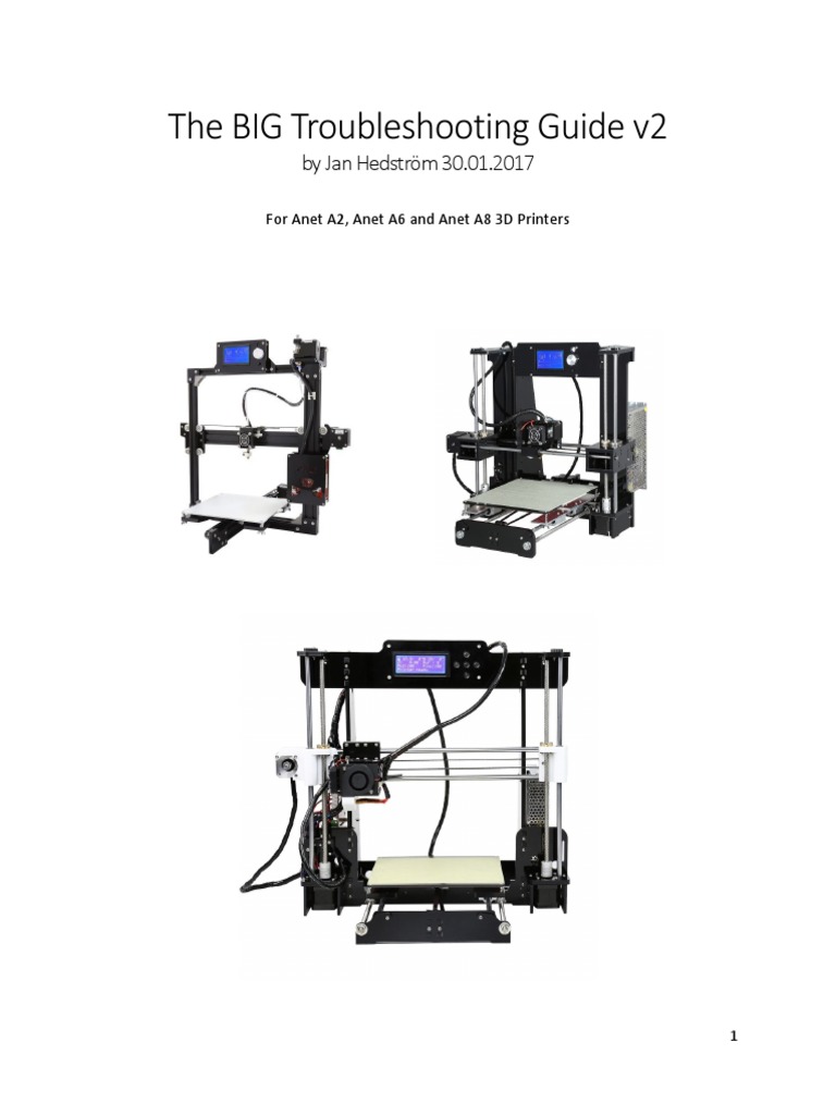 Anet A2 Troubleshooting Guide | PDF | Electrical Connector | Equipment