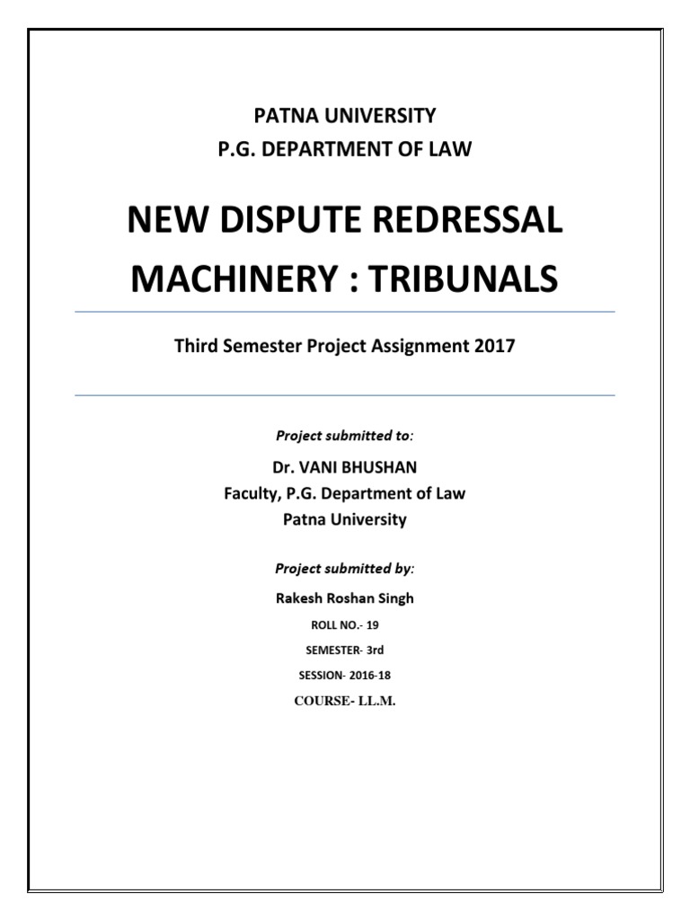 Tribunal System in India | PDF | Supreme Courts | Judiciaries