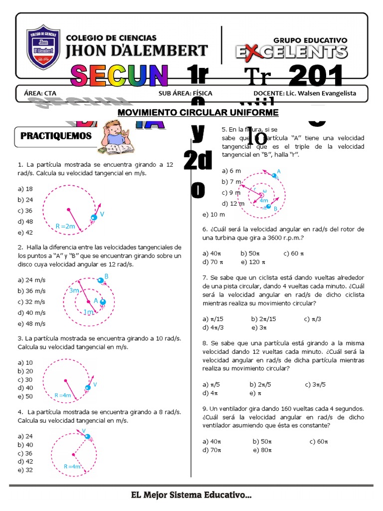 5° Práctica (MCU) | PDF | Reloj | Tasas temporales