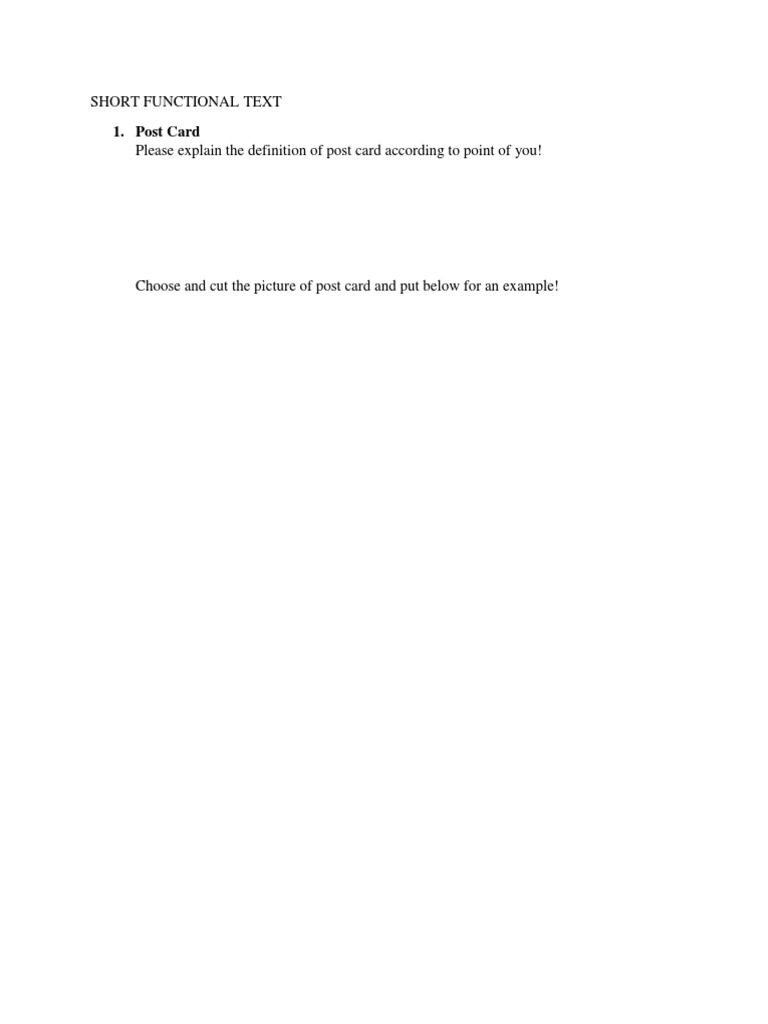 5 Short Functional Text Exercise | PDF | Language Arts & Discipline ...