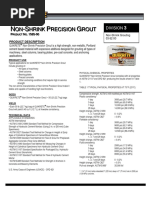 Technical Data Sheet Masterflow 870 | PDF | Strength Of Materials ...