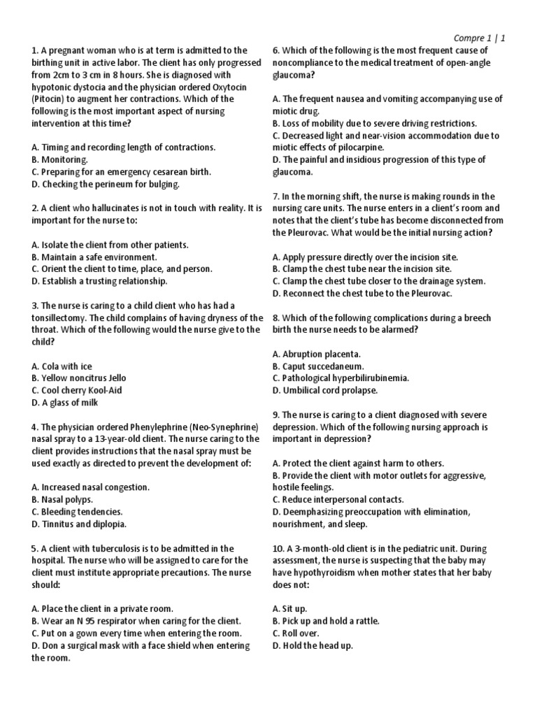 Managing Labor Augmentation and Monitoring Contractions | PDF ...