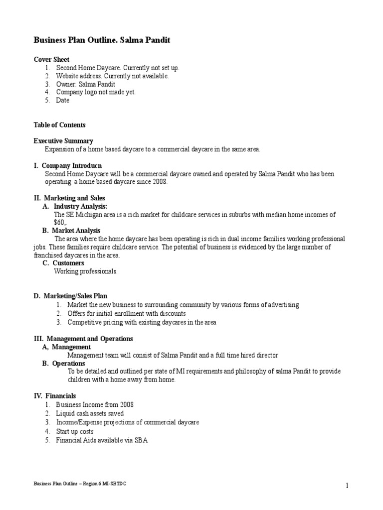 Business Plan | PDF | Business