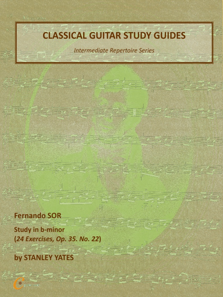 Classical Guitar Study Guides: Intermediate Repertoire Series | PDF