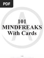 100 Card Tricks | PDF | Playing Cards | Magic (Illusion)